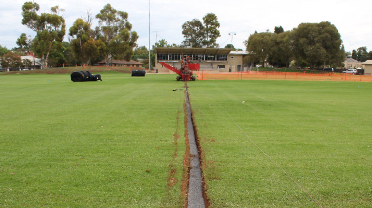 Walkerville Oval’s drainage and irrigation upgrade | Terrain Group