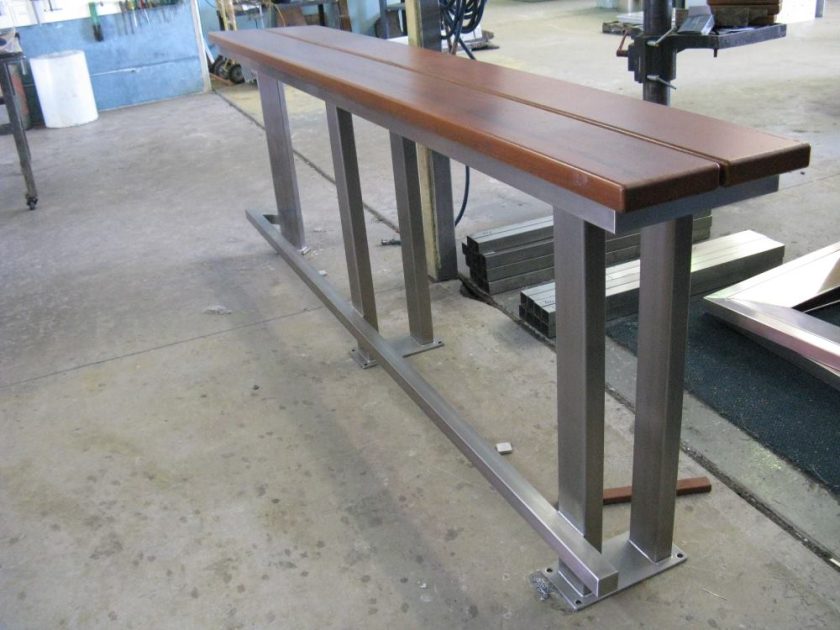 Dual Leaning Rail and Bench | Terrain Group